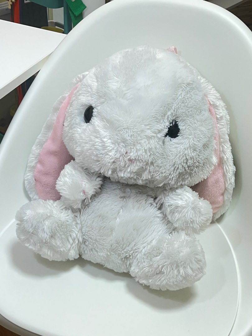Big Bunny Plushie Backpack, Women's Fashion, Bags & Wallets, Backpacks ...