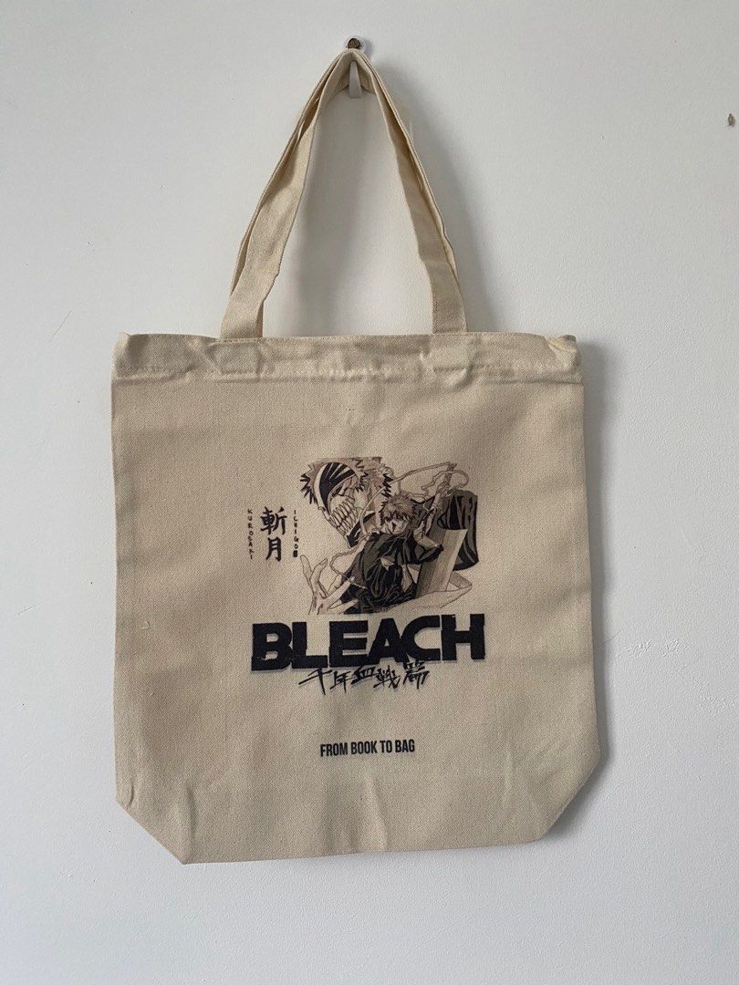 BLEACH ICHIGO CUSTOM TOTE BAG, Women's Fashion, Bags & Wallets, Tote ...