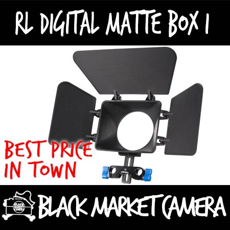 [BMC] RL Film Making Digital Video Matte Box I (Fits on 15mm Rods Rail ...