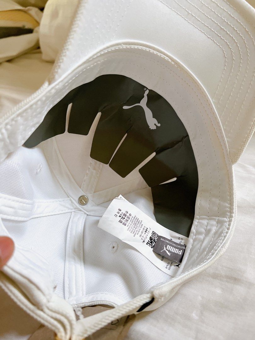 Bnew Puma white/gold cap, Men's Fashion, Watches & Accessories, Caps ...