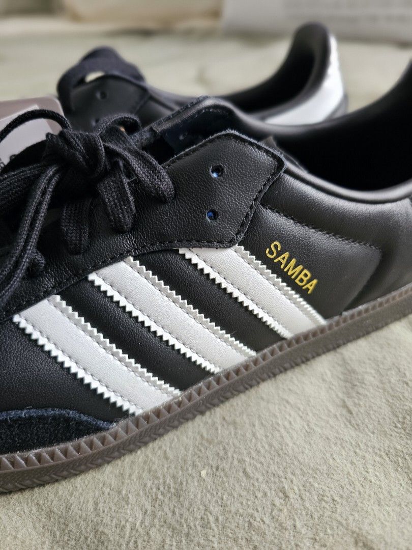 BNIB Adidas OG Sambas Black, Men's Fashion, Footwear, Sneakers on Carousell