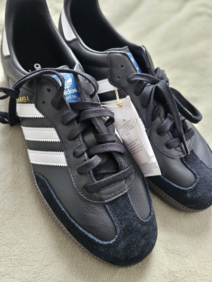 BNIB Adidas OG Sambas Black, Men's Fashion, Footwear, Sneakers on Carousell