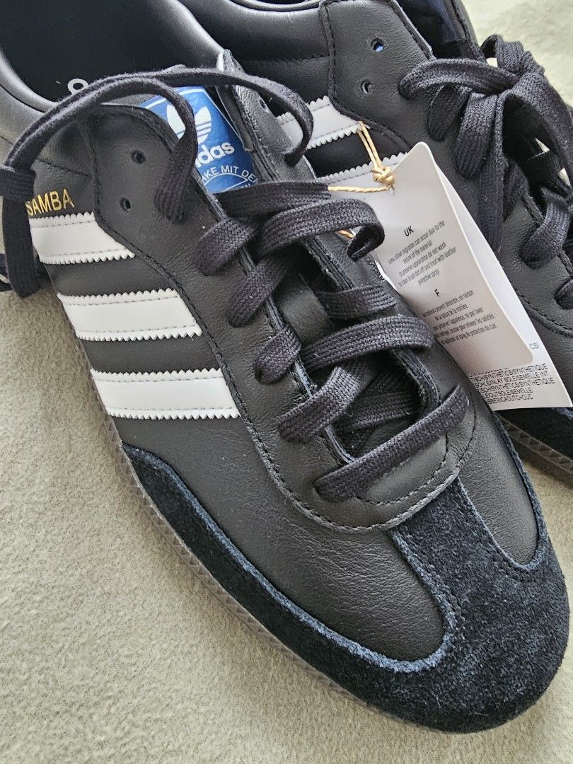 BNIB Adidas OG Sambas Black, Men's Fashion, Footwear, Sneakers on Carousell