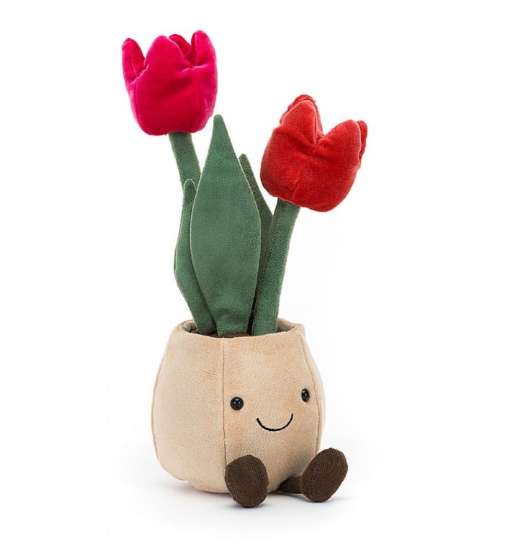 BNWT Jellycat amusable tulip pot, Hobbies & Toys, Toys & Games on Carousell