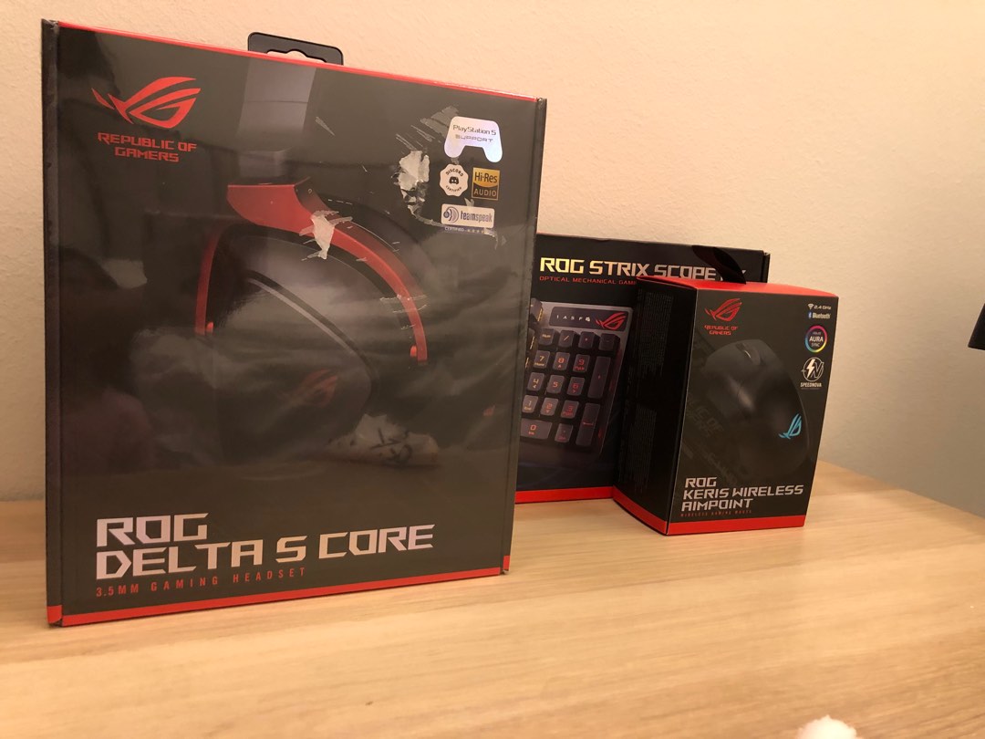 Brand New! ASUS ROG Gaming Keyboard Mouse Headset, Computers & Tech ...