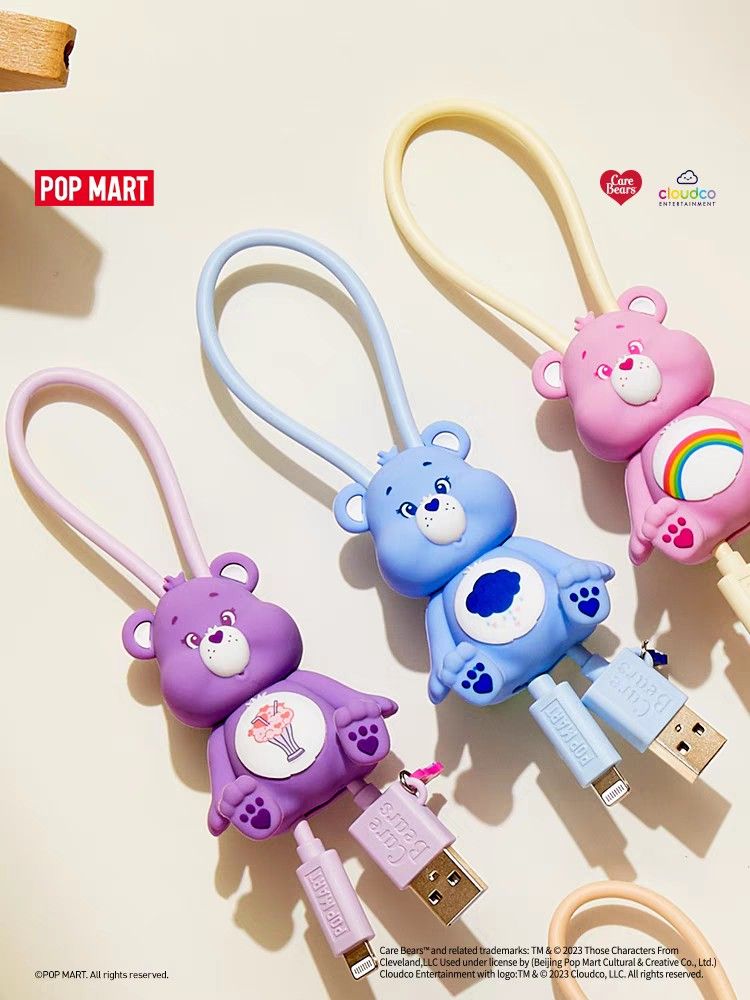 [BRAND NEW! POPMART] POPMART CARE BEARS COZY LIFE SERIES CHARGING CABLE ...