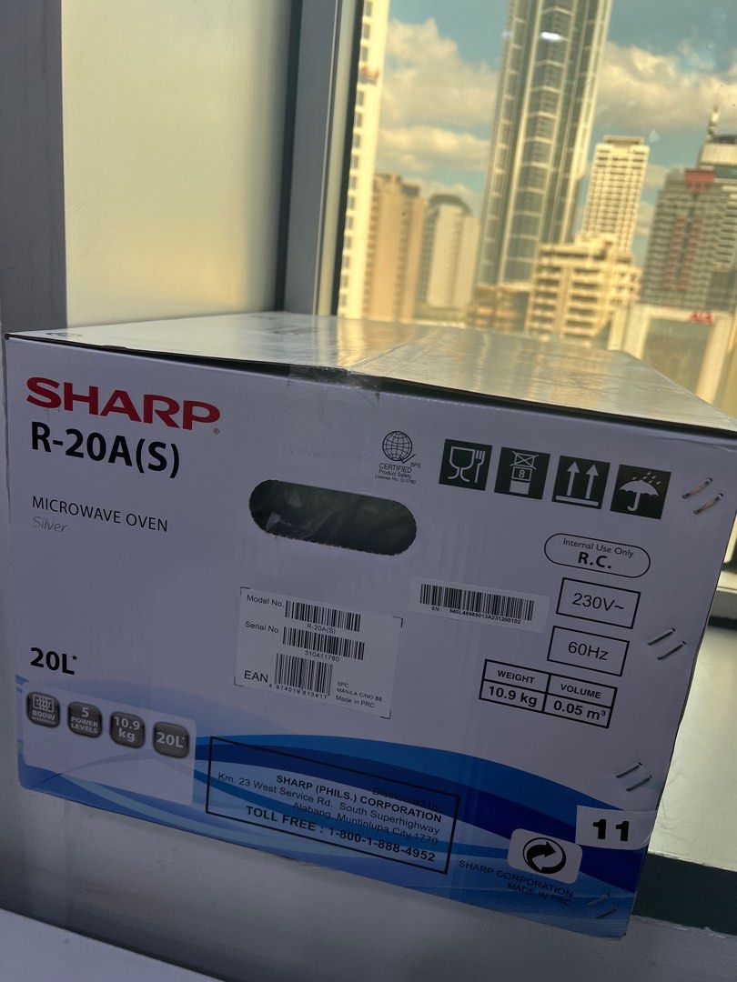 Brand New Sharp R-20A(S) 20L Microwave Oven, TV & Home Appliances, Kitchen Appliances, Ovens ...