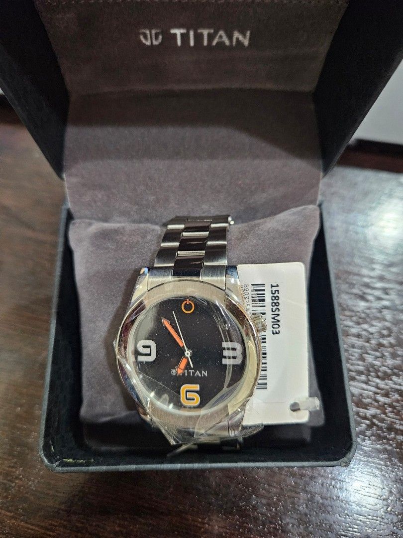 Brand new Titan Men's watch 1588SM02, SM03, Men's Fashion, Watches ...
