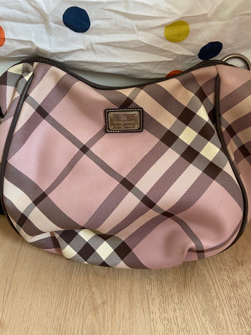 Burberry blue label bag, Luxury, Bags & Wallets on Carousell