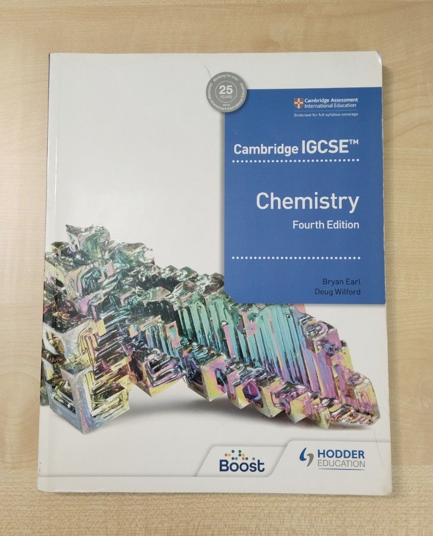 Cambridge IGCSE Chemistry, Hodder Education, Fourth Edition, Hobbies ...