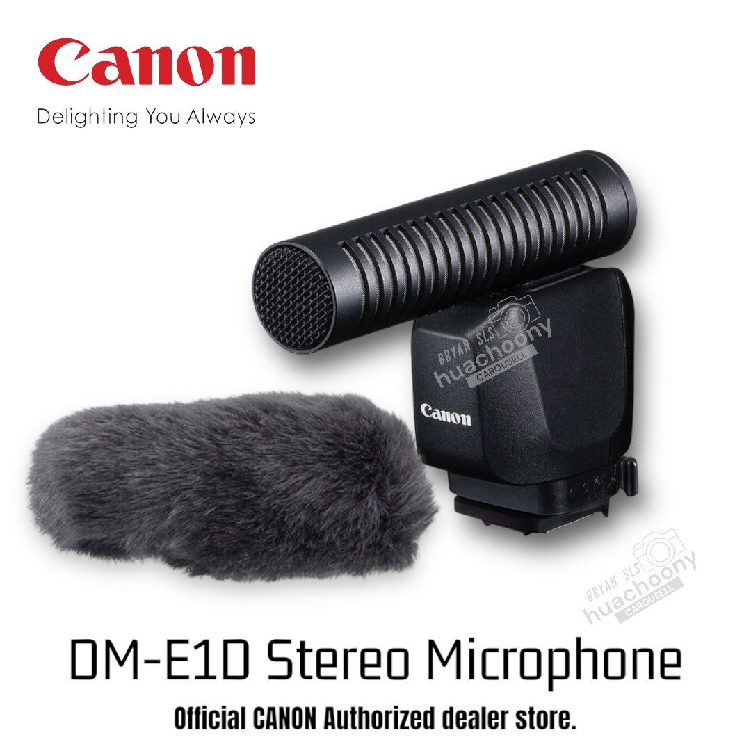 Canon DM-E1D Stereo Microphone ( YEAR 2024 ), Audio, Microphones on Carousell