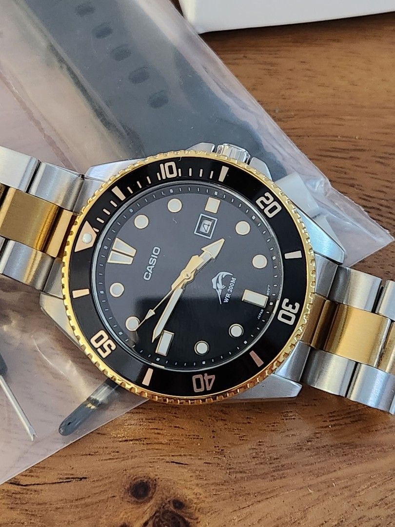 Wts Casio Duro Marlin MDV-106G-1AVCF (w bracelet), Luxury, Watches on ...