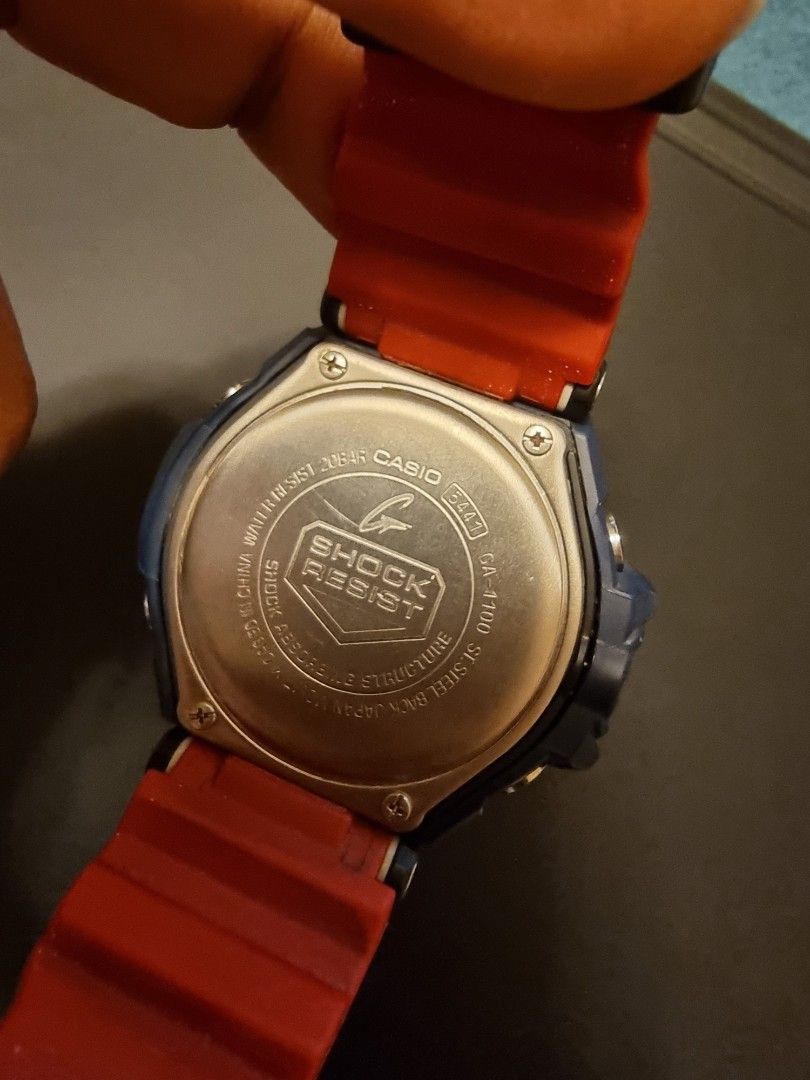 Casio G-Shock GA-1100 Gravitymaster, Men's Fashion, Watches ...