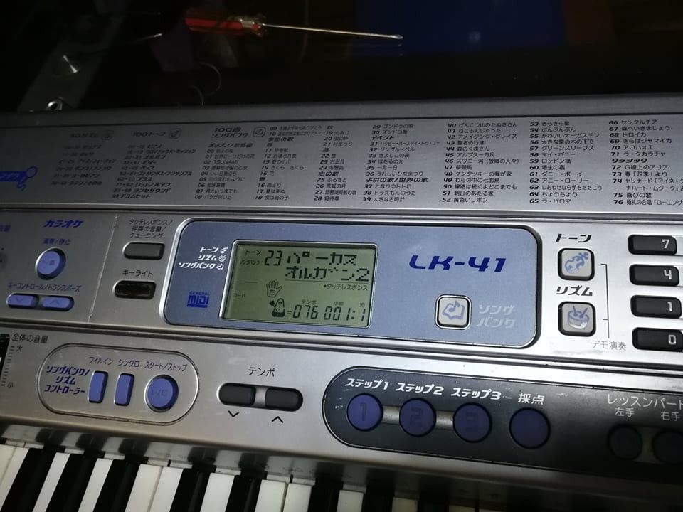 Casio LK-41 Touch Response 61-Key Portable Piano Keyboard, Hobbies & Toys, Music & Media ...