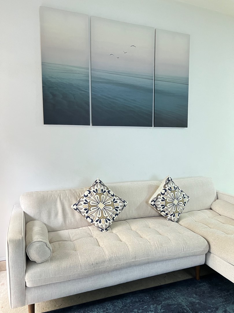 Casterly sectional sofa, Furniture & Home Living, Furniture, Sofas on ...