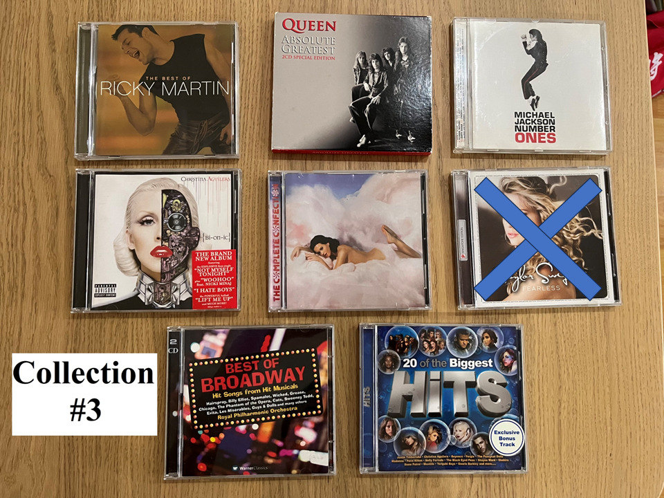CD Ricky Martin Queen Michael Jackson Christina Aguilera Katy Perry ...