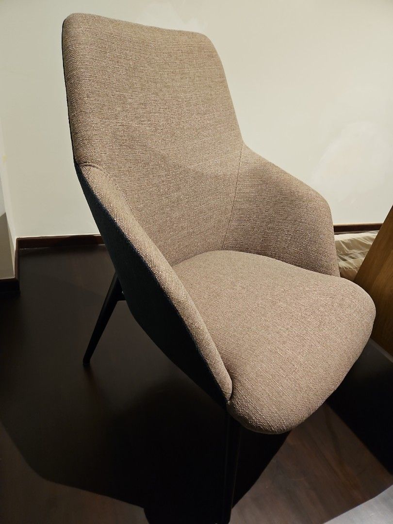 CELLINI Dina Fabric Armchair, Furniture & Home Living, Furniture ...