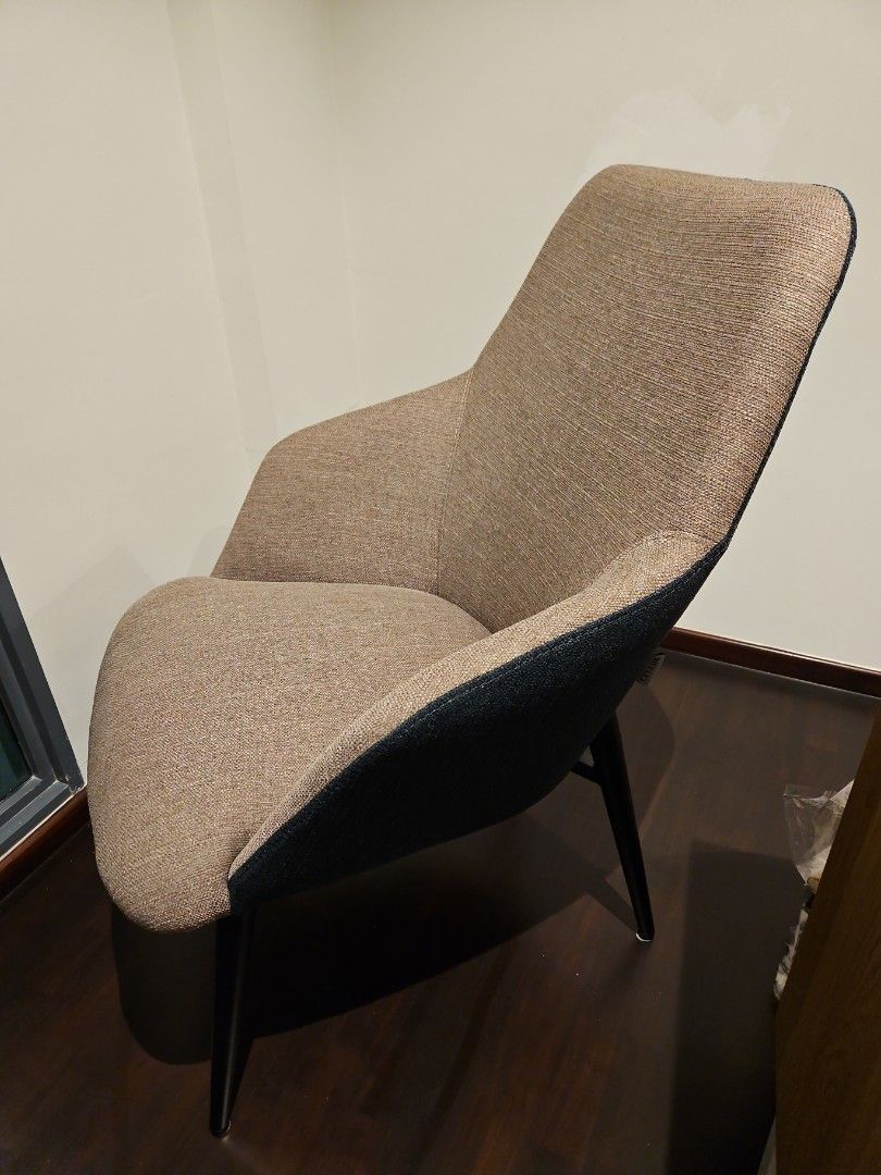 CELLINI Dina Fabric Armchair, Furniture & Home Living, Furniture ...