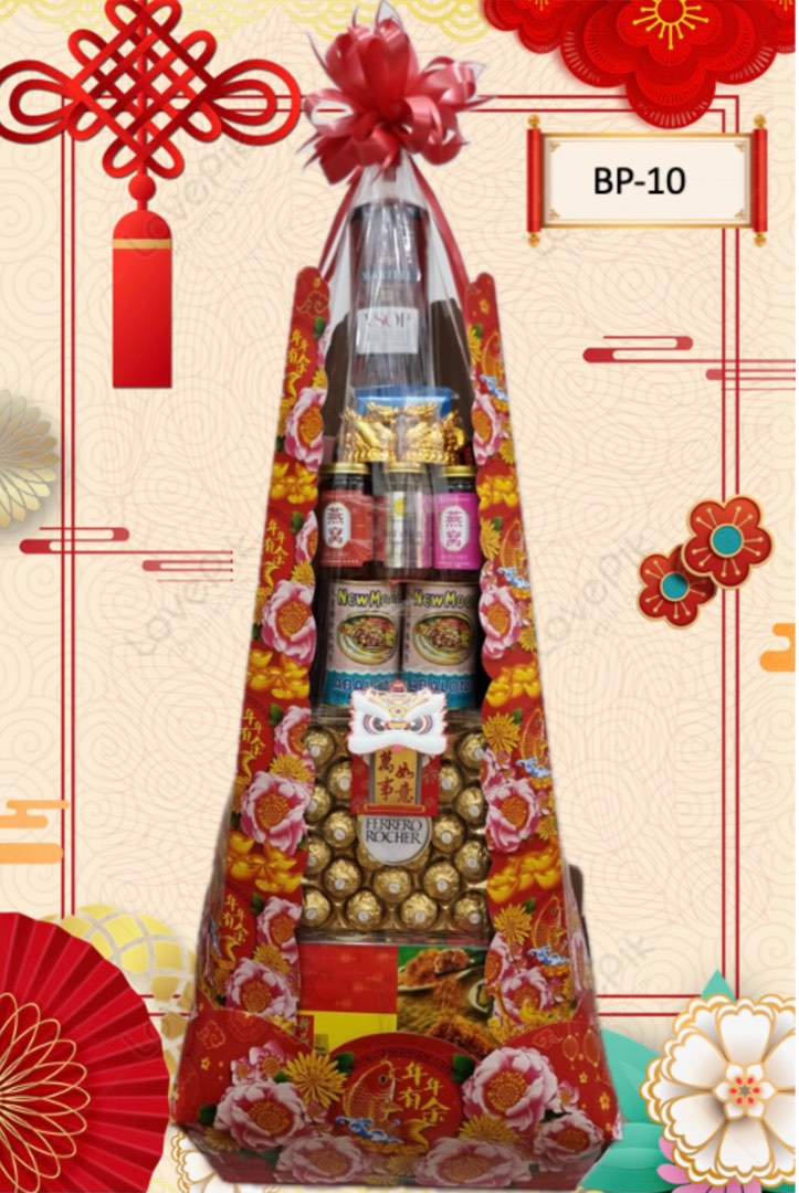 Chinese New Year Hamper BP-10 Customised Gift Free Delivery, Food ...