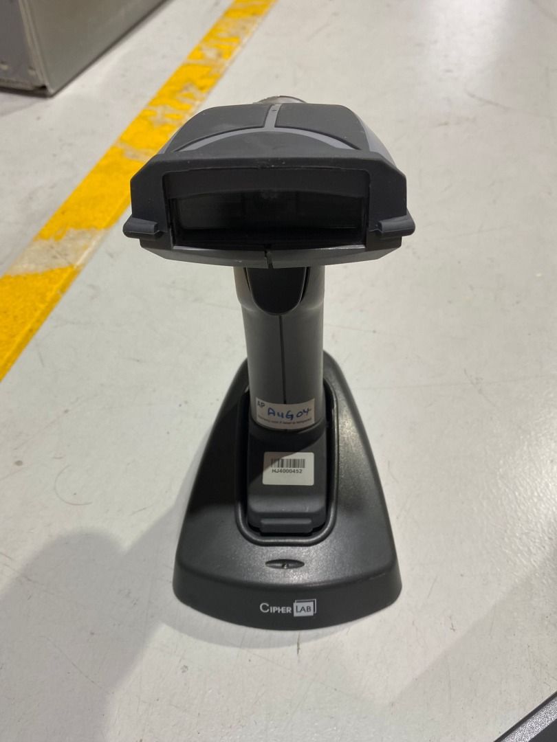 Cipherlab 1300 Professional Wireless Barcode Scanner with charger base ...