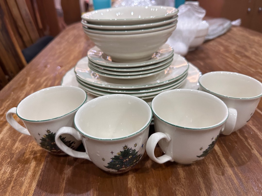 Claytan Christmas 20-pc Dinner Set, Furniture & Home Living ...