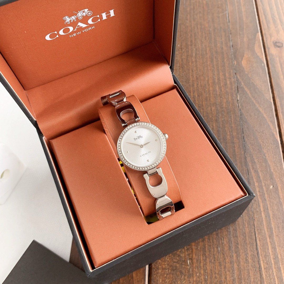 Coach round watch 28mm, Women's Fashion, Watches & Accessories, Watches ...