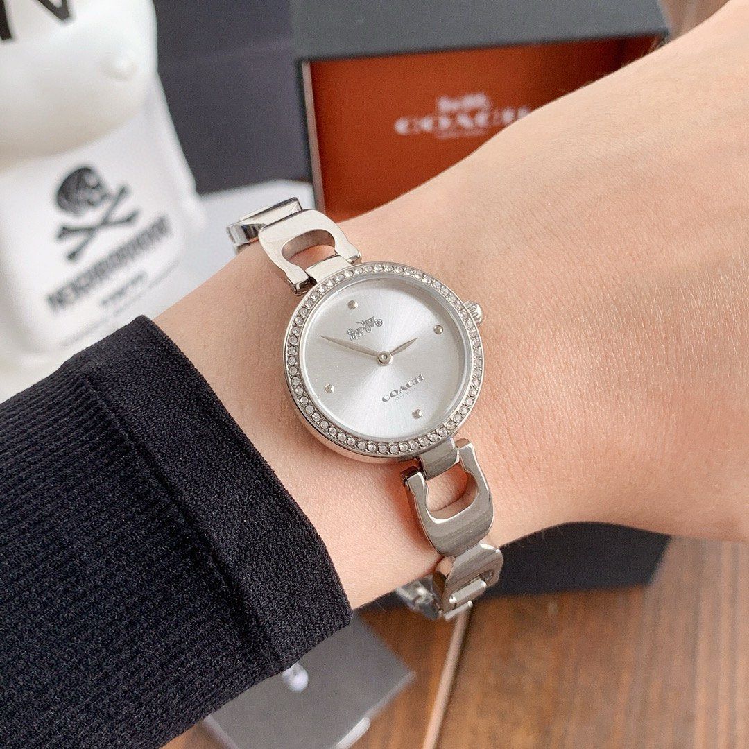 Coach round watch 28mm, Women's Fashion, Watches & Accessories, Watches ...