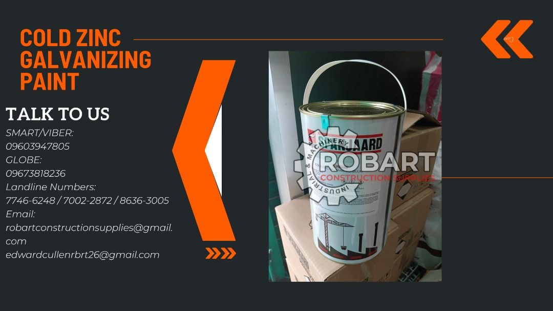 COLD ZINC GALVANIZING PAINT, Commercial & Industrial, Construction ...