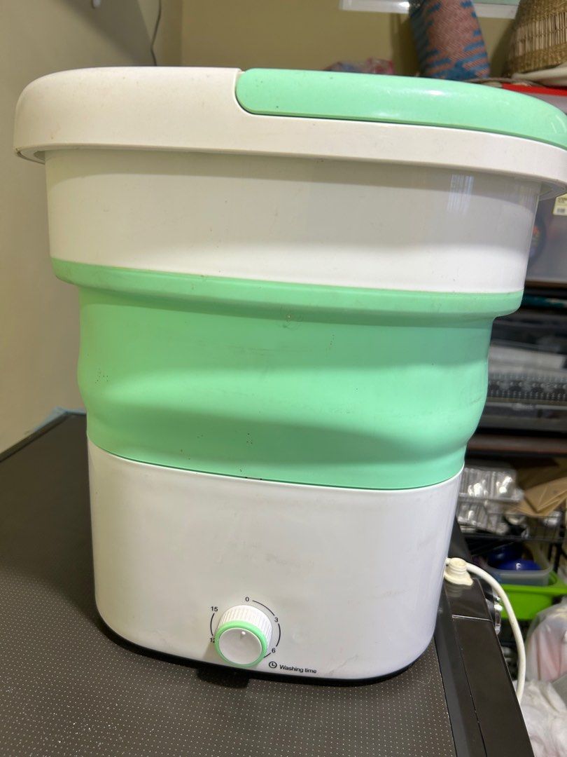 Collapsible Mini Washing Machine, Furniture & Home Living, Cleaning ...