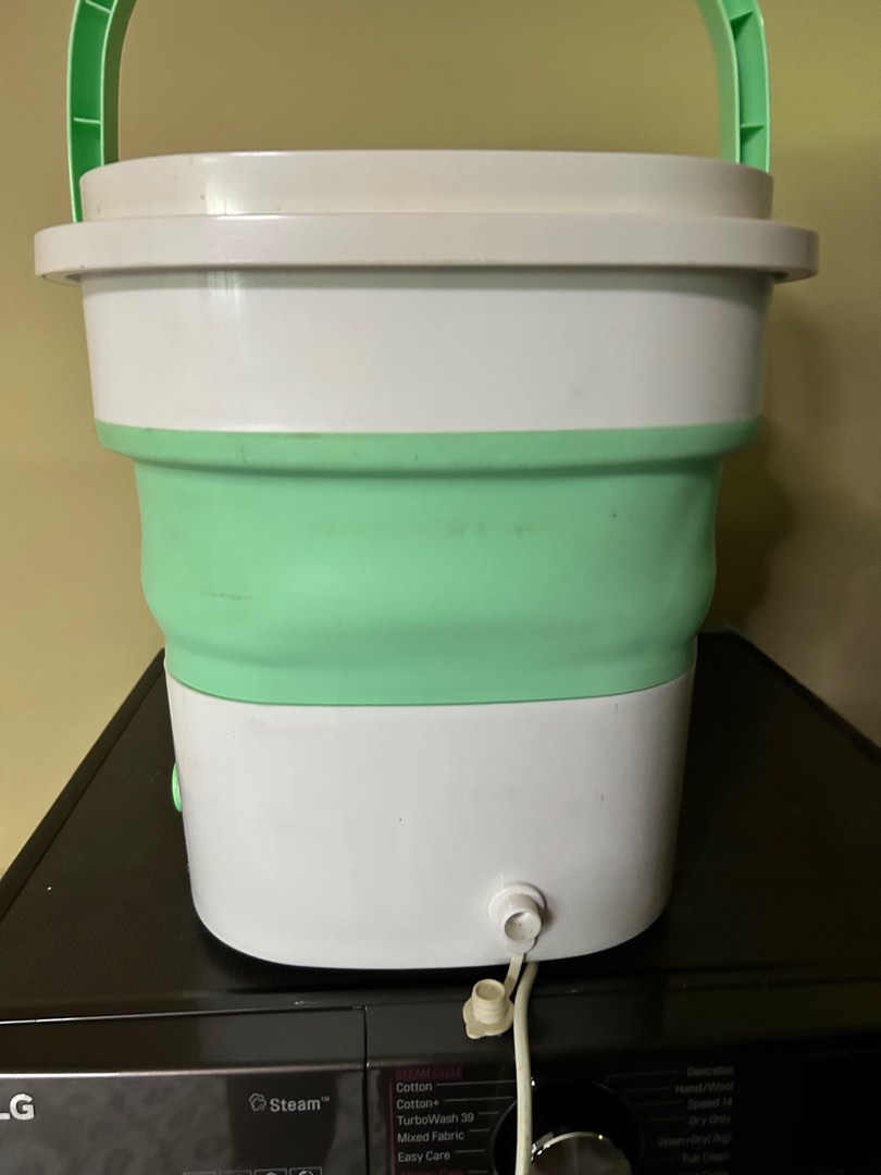 Collapsible Mini Washing Machine, Furniture & Home Living, Cleaning ...