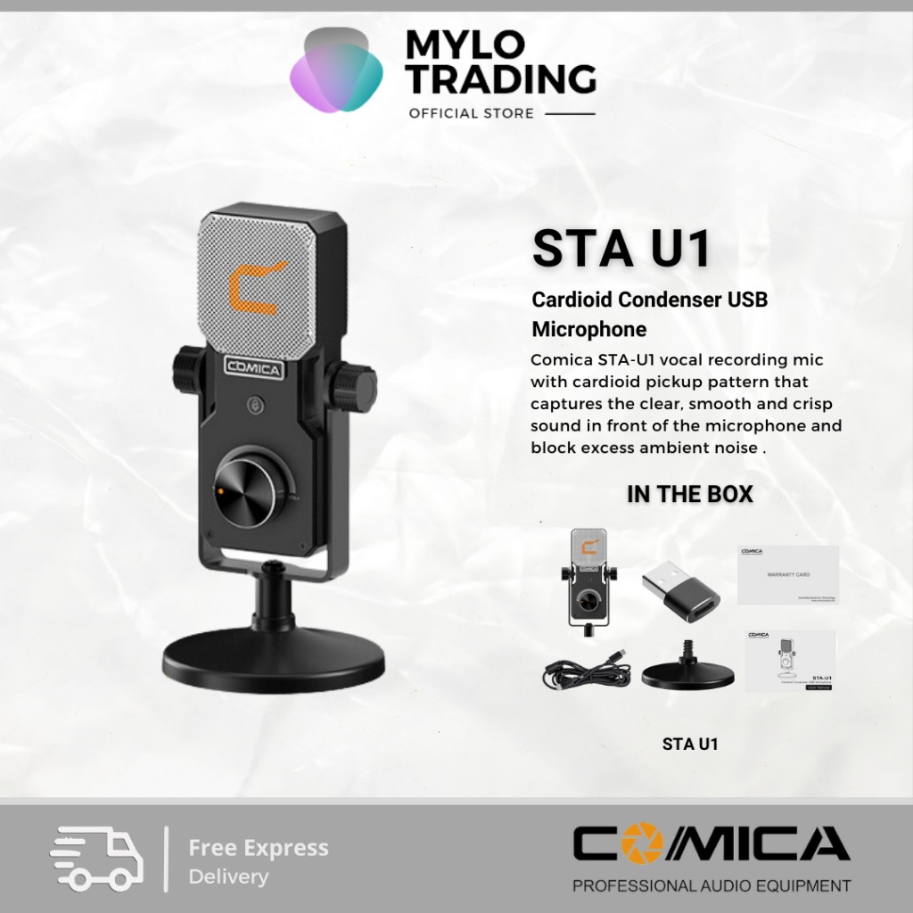 COMICA STA-U1 Cardioid Condenser USB Microphone, Audio, Microphones on ...