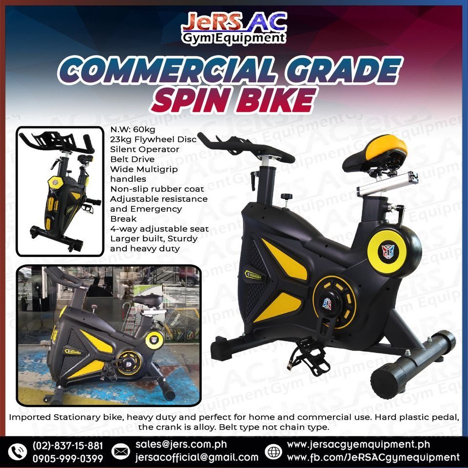 Commercial Grade Spin Bike, Sports Equipment, Bicycles & Parts ...