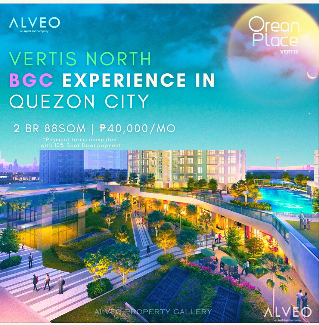 Condominium Unit For Sale in Quezon City Vertis North Ayala land ...