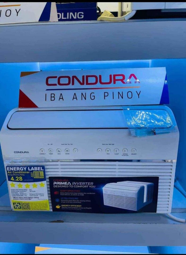 CONDURA INVERTER WINDOW TYPE AIRCON COMPACT/STANDARD, TV & Home ...