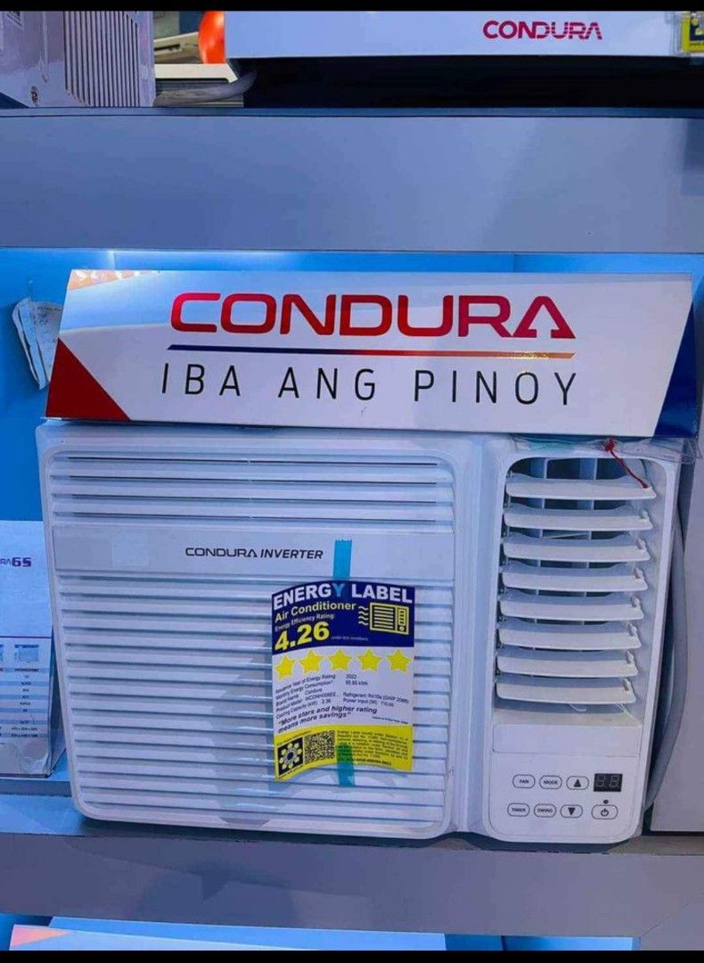 CONDURA INVERTER WINDOW TYPE AIRCON COMPACT/STANDARD, TV & Home ...