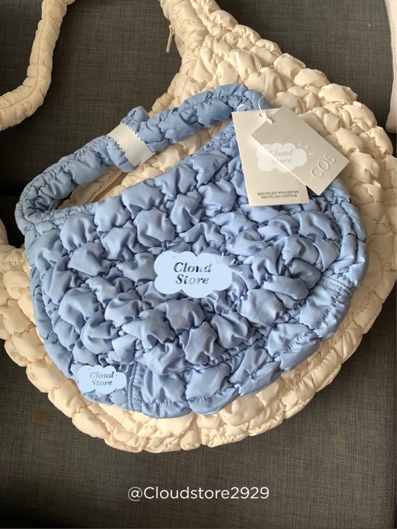 COS Mini Quilted bag (Baby Blue), Women's Fashion, Bags & Wallets ...