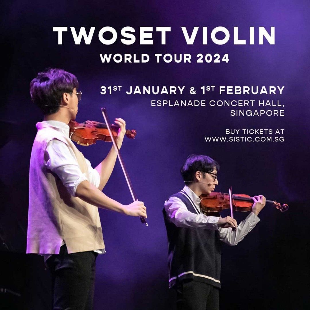 [COST PRICE] TwoSet Violin World Tour 2024 CAT 1 Tickets (Circle 1 ...