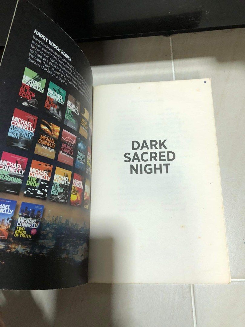Dark Sacred Night by Michael Connelly Fiction Story Book, Hobbies ...