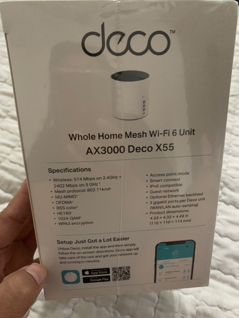 Deco AX3000,Wifi,Router, Computers & Tech, Parts & Accessories, Other ...