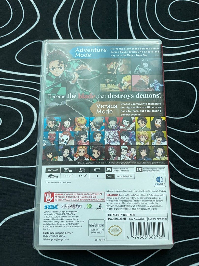 Demon Slayer Hinokami Chronicle like new, Video Gaming, Video Game ...