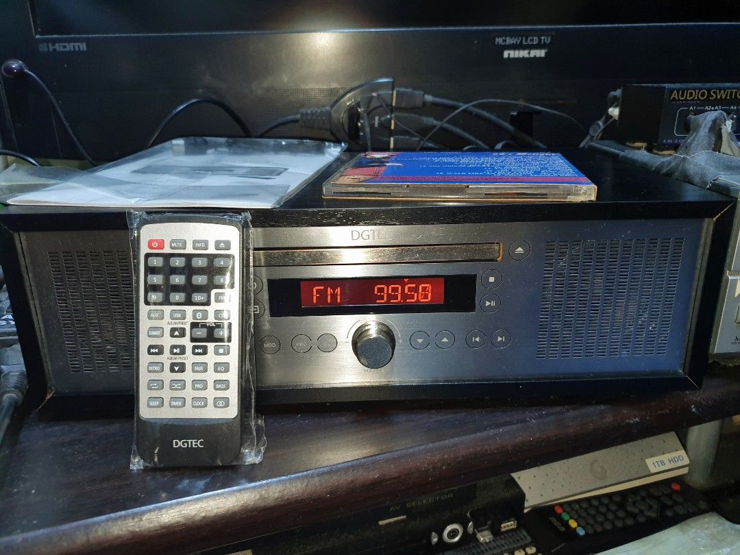 DGTEC BT Desk CD Micro Stereo System, Audio, Portable Music Players on ...