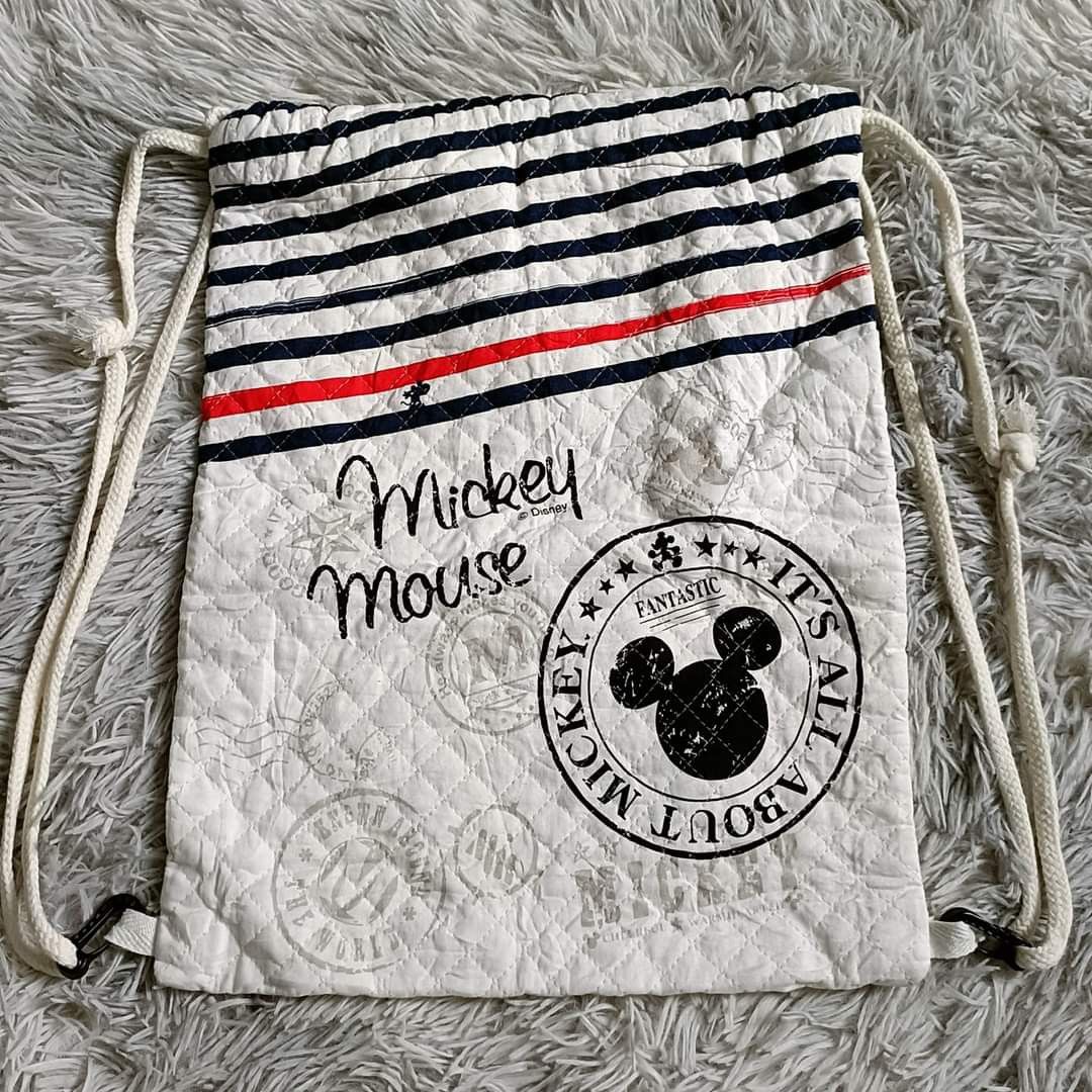 DISNEY Mickey Mouse Drawstring Bag, Men's Fashion, Bags, Backpacks on ...