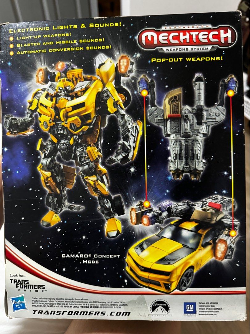 DOTM Bumblebee w MECHTECH Leader class figurine, Hobbies & Toys, Toys ...