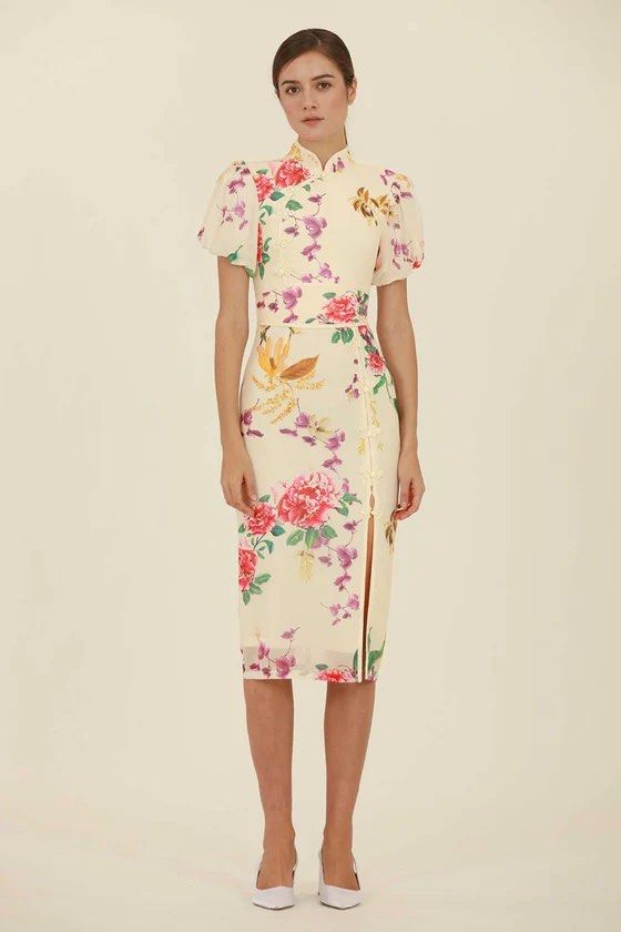 Doublewoot DW DARUETING (CREAM) Cheongsam Qipao, Women's Fashion ...