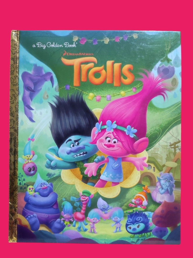 DreamWorks Trolls big children's book, Hobbies & Toys, Books ...