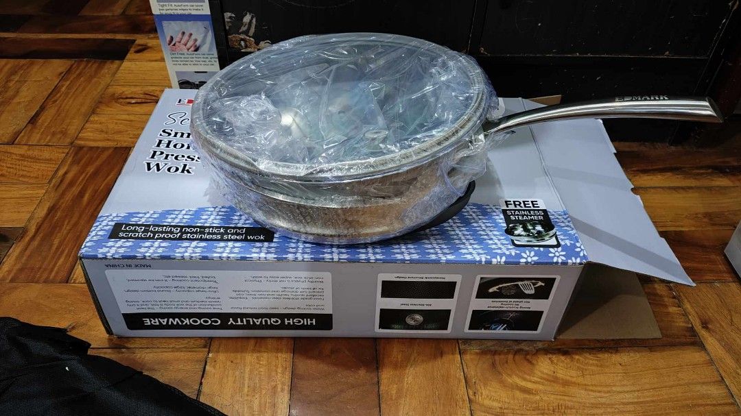 EDMARK Smart Pressurized Wok, Furniture & Home Living, Kitchenware ...