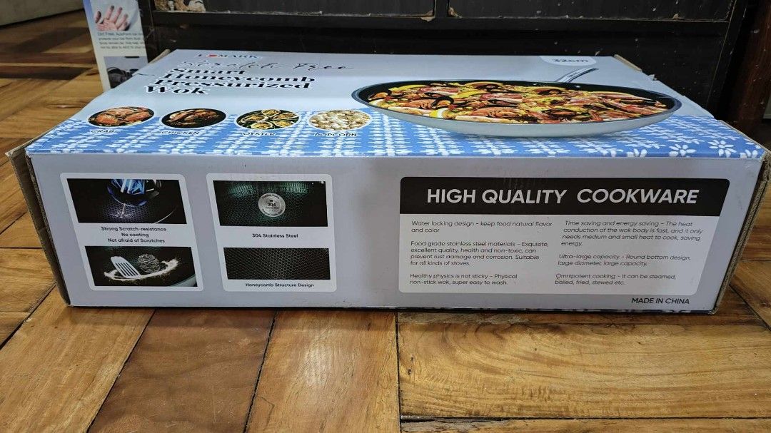 EDMARK Smart Pressurized Wok, Furniture & Home Living, Kitchenware ...