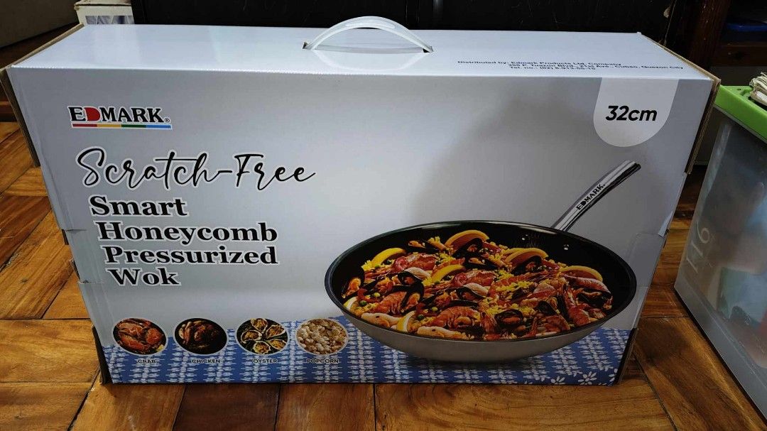 EDMARK Smart Pressurized Wok, Furniture & Home Living, Kitchenware ...