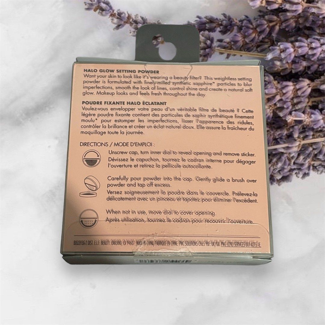 Elf Halo Glow setting powder - light pink, Beauty & Personal Care, Face ...