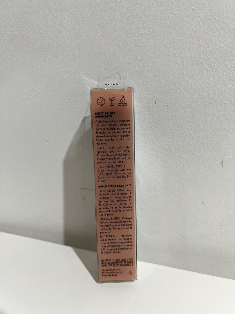 e.l.f. Putty Primer Brush and Applicator, Dual-Ended Makeup Tool ...